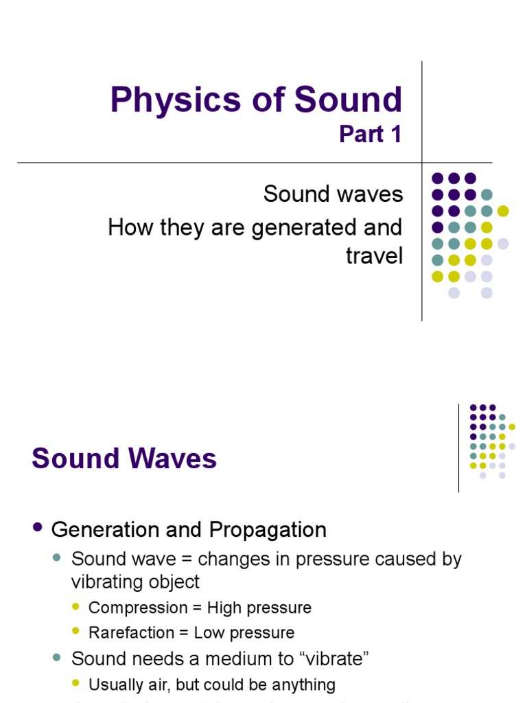 2 - Physics of Sound | Sound | Frequency