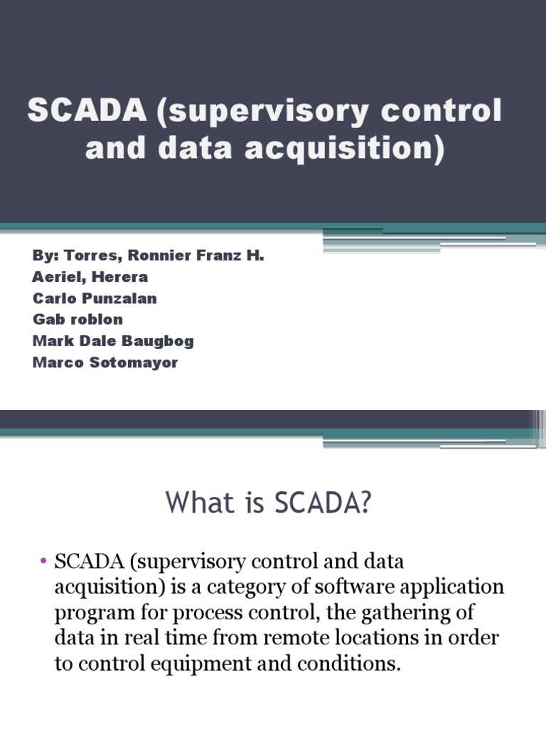 An Overview of SCADA Systems: Their Uses, Components, and Advantages | PDF | Scada ...