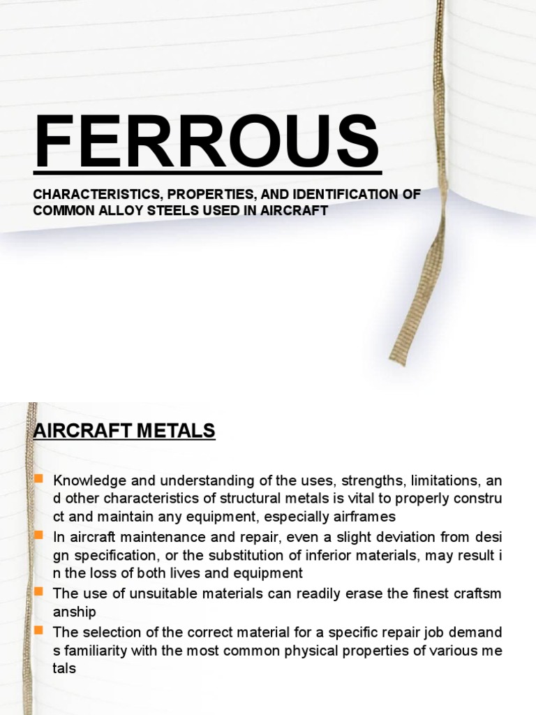 Ferrous: Characteristics, Properties, and Identification of Common ...