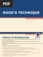 Rood Approach: Ot Ead 322: Traditional Sensorimotor Approaches | PDF ...