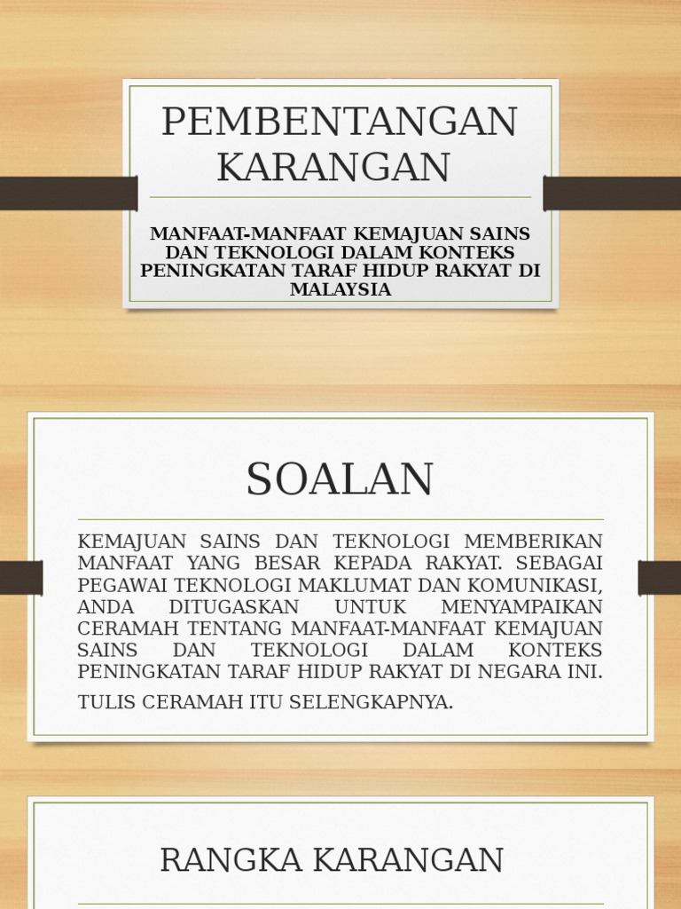 Pembentangan Karangan | PDF