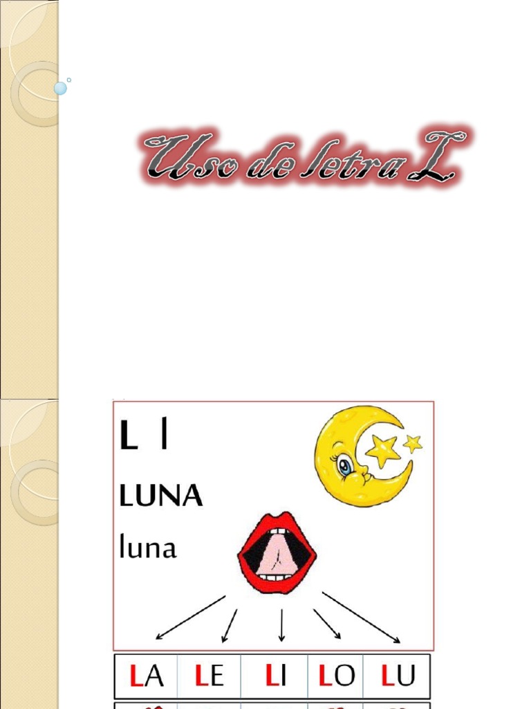 Letra L | PDF