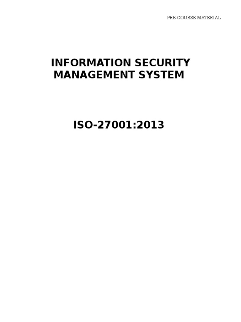 Isms Notes Pdf Information Security Risk