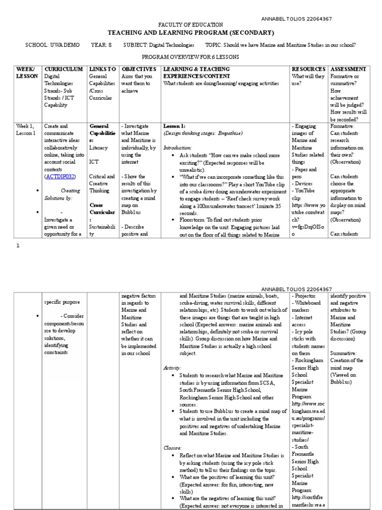 Ict Program | PDF | Design Thinking | Educational Technology