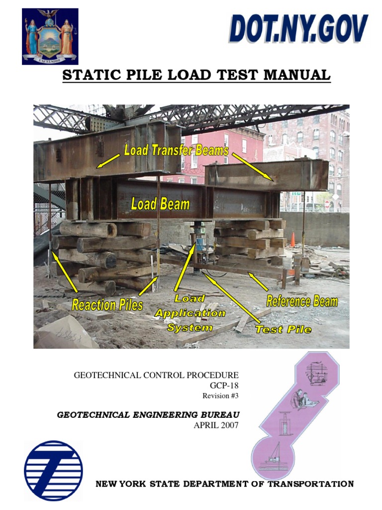 Pile Load Test | PDF | Deep Foundation | Beam (Structure)