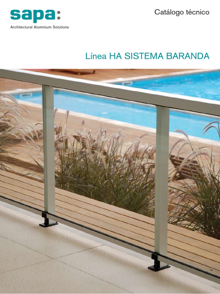 Sistema Baranda HA | PDF | Tornillo | El hombre hace Materiales