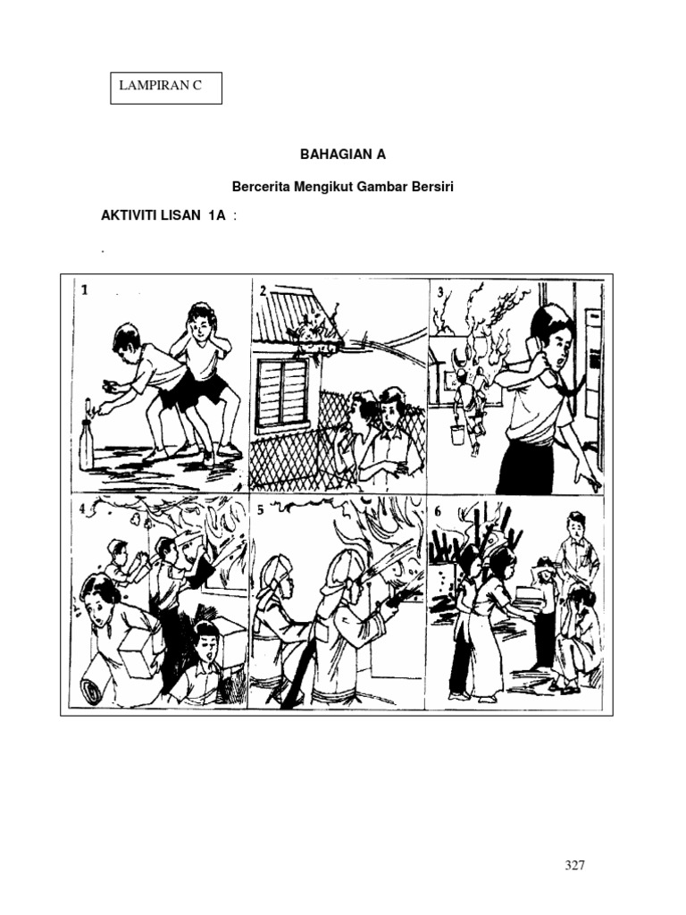Contoh Karangan Gambar Bersiri PDF | PDF