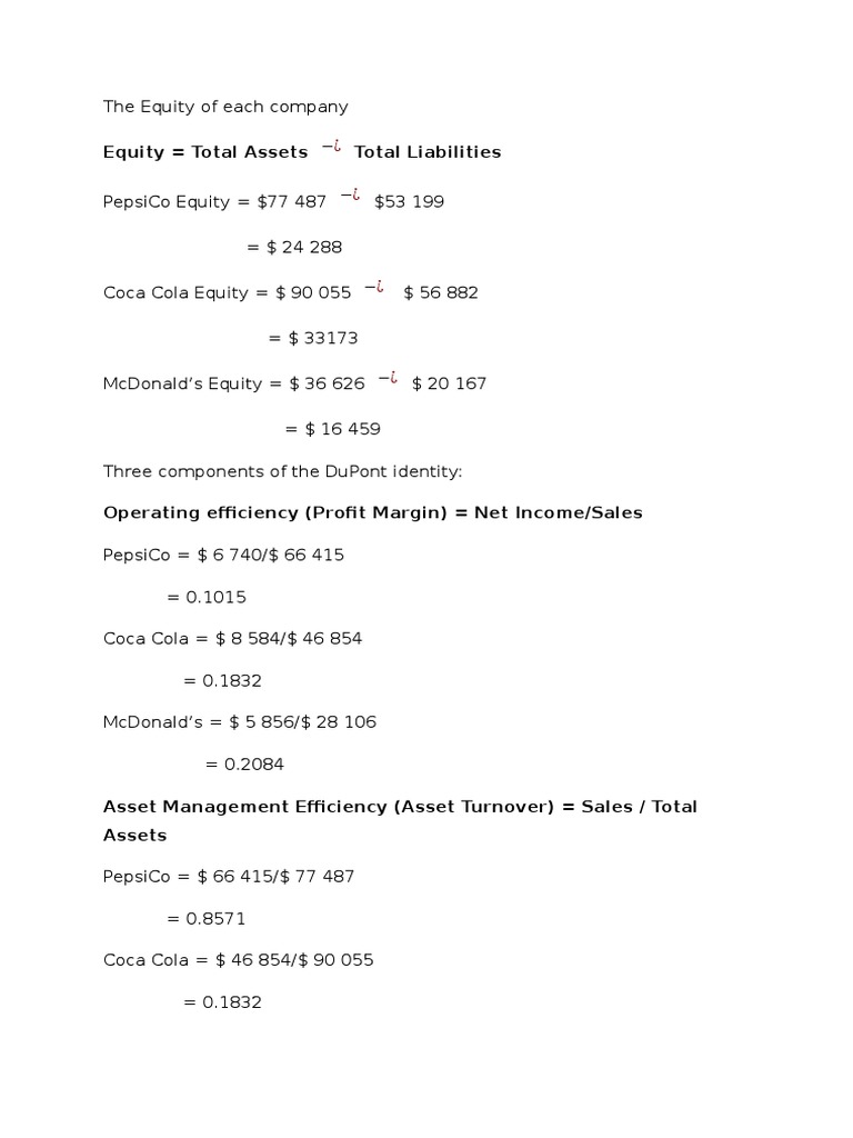 Equity Total Assets Total Liabilities | PDF