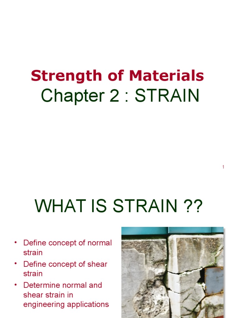 Understanding Strain in Materials | PDF | Deformation (Mechanics ...