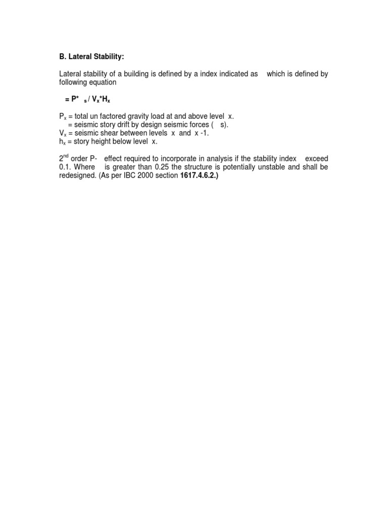B. Lateral Stability | PDF | Mechanics | Applied And Interdisciplinary ...