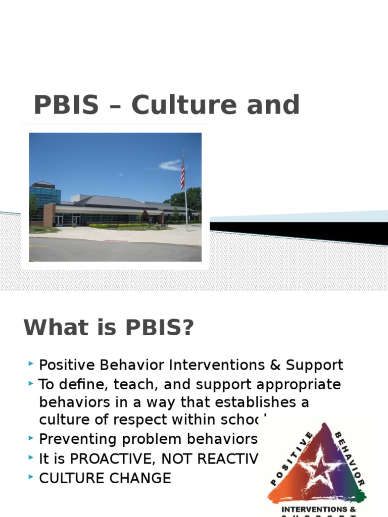 Pbis Presentation | PDF | Reinforcement | Teaching