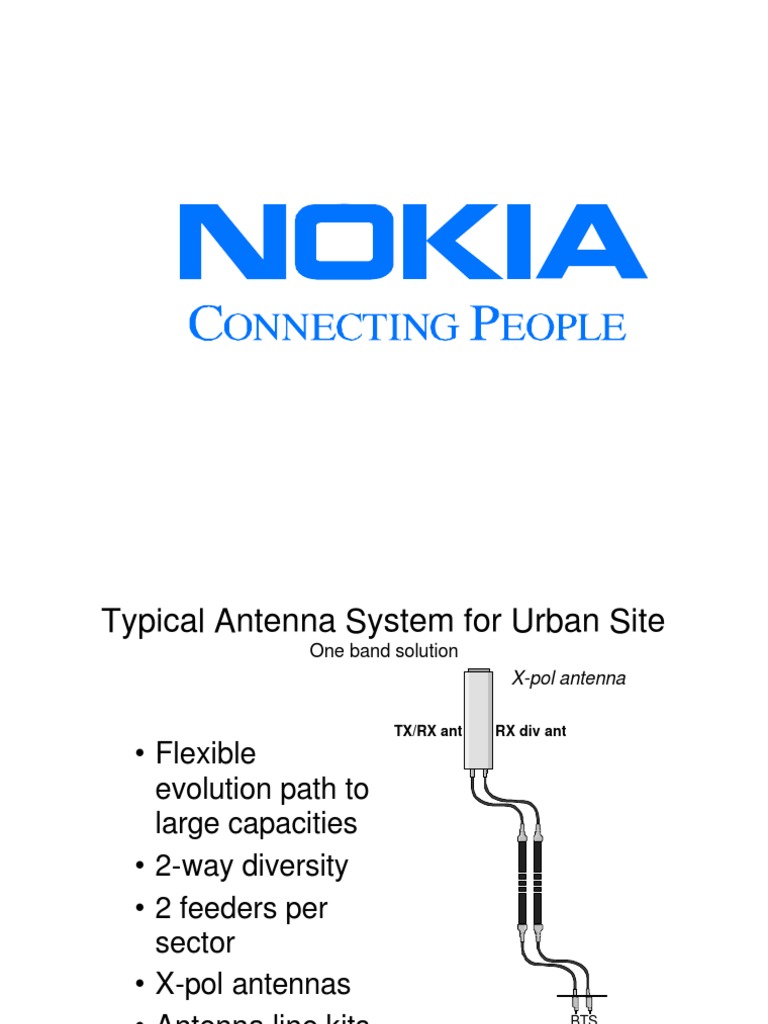 BTS and Antenna connection.pdf | Antenna (Radio) | Broadcast ...