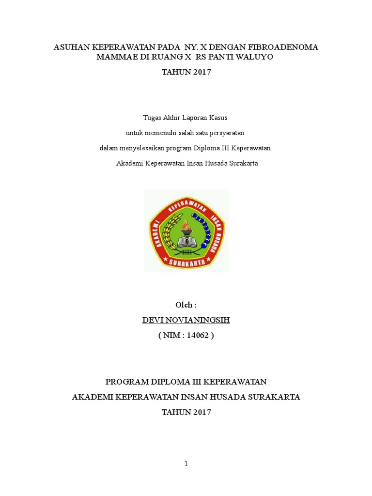 Proposal Judul KTI Devi | PDF