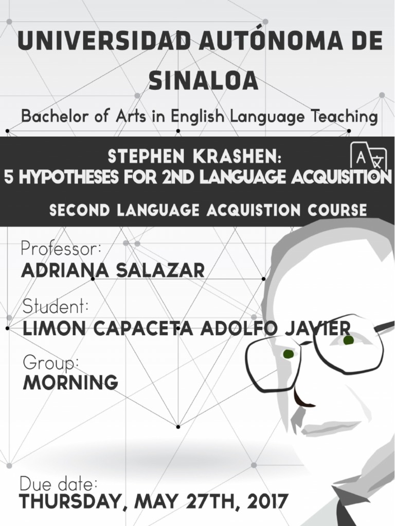 Stephen Krashen's Theory of Second Language Acquisition | Second ...