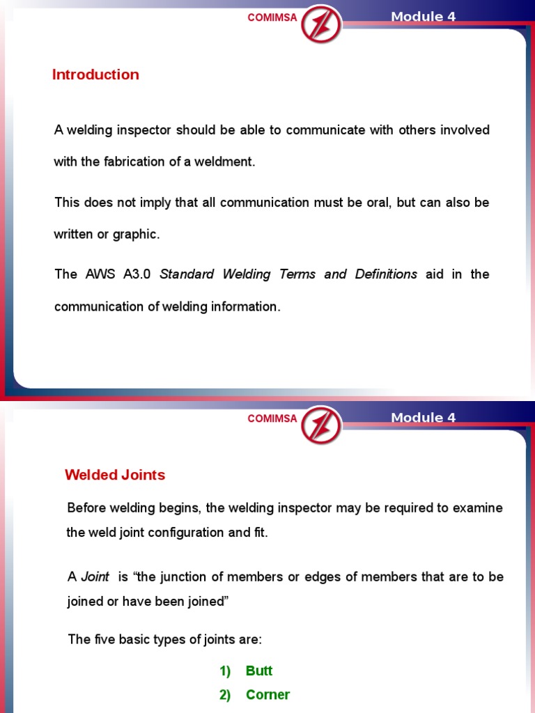 Module 4 Weld Geometry and Welding Symbols-1 | PDF