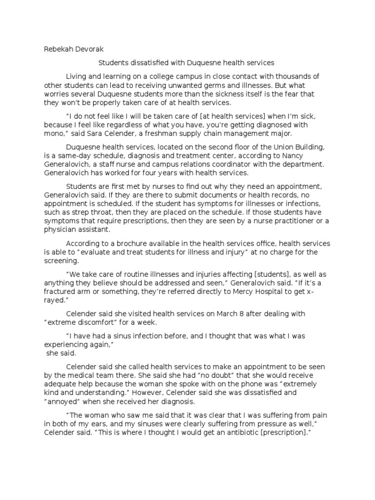 investigative final story - investigative reporting | Infection ...