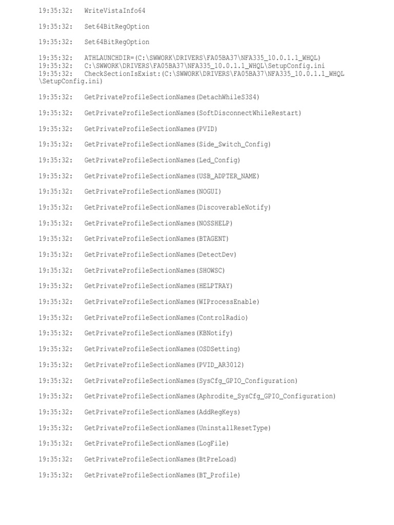 Install Log | PDF | System Software | Telecommunications