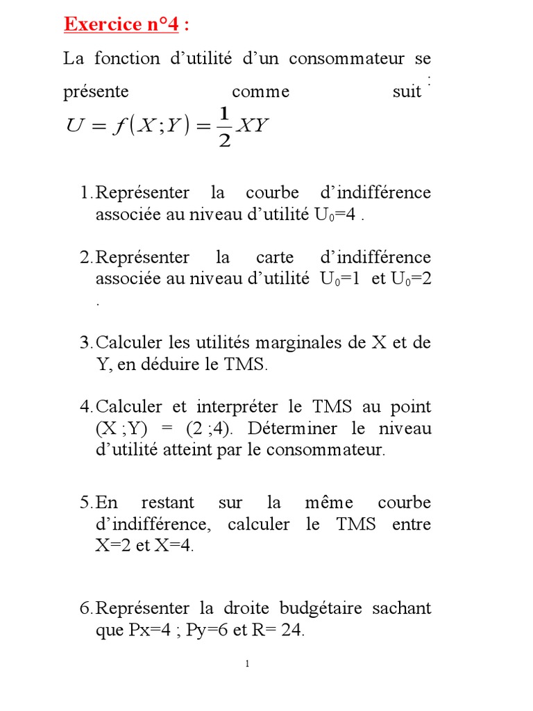 Ex 4 À Ex7 À Projeter | PDF