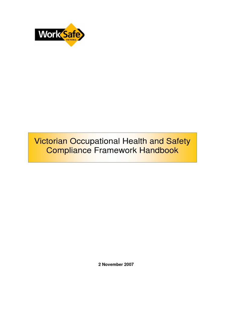 Victorian OHS Compliance Framework Guide | PDF | Regulatory Compliance ...