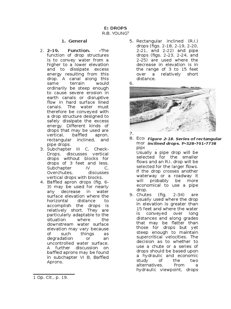 E: Drops 1. General Function. - The: Figure 2-18. Series of Rectangular ...