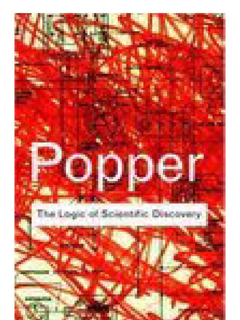 The Logic of Scientific Discovery by Karl R. Popper | PDF | Karl Popper ...