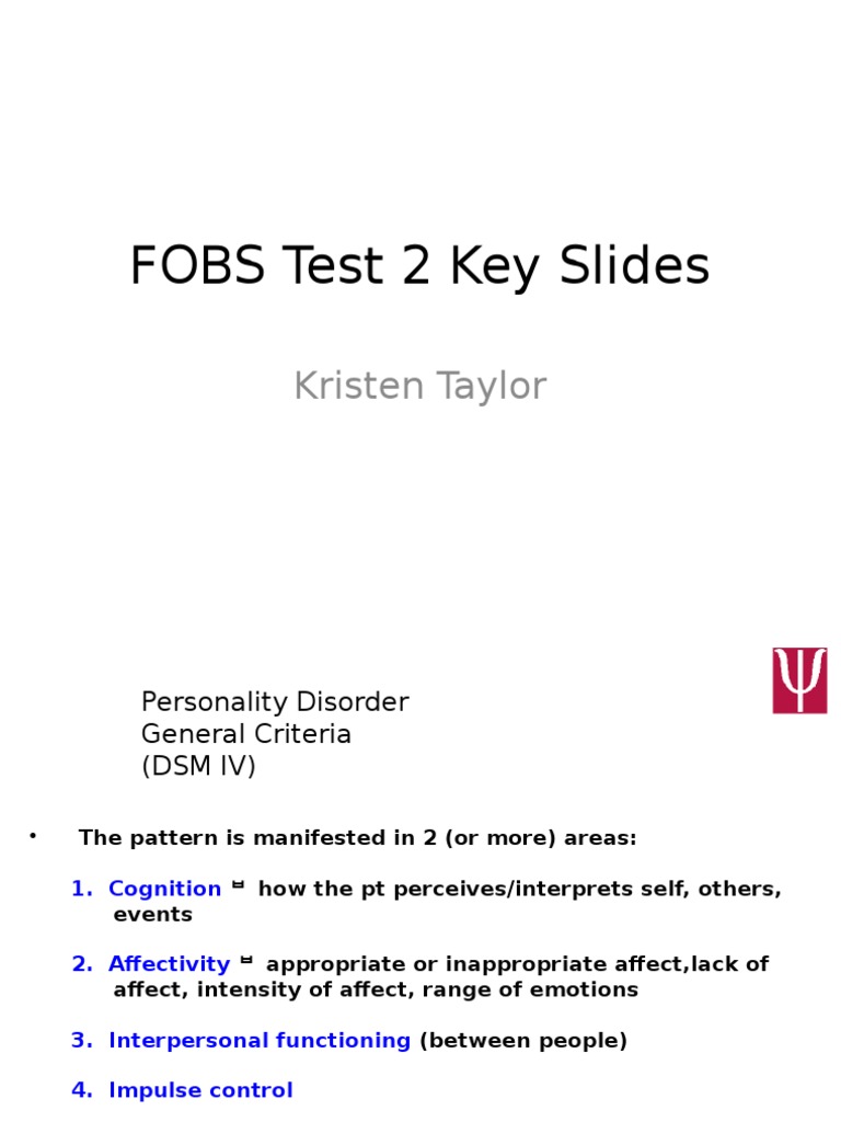 FOBS Test 2 Key Slides | PDF | Benzodiazepine | Phencyclidine