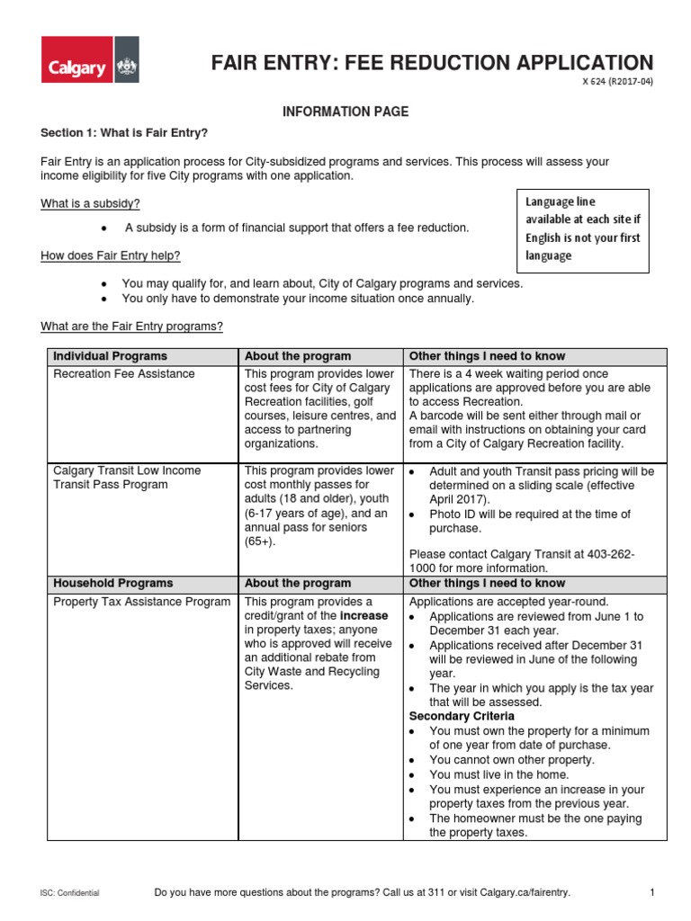 Fair Entry Fee Reduction Application Guide | PDF | Identity Document | Fee