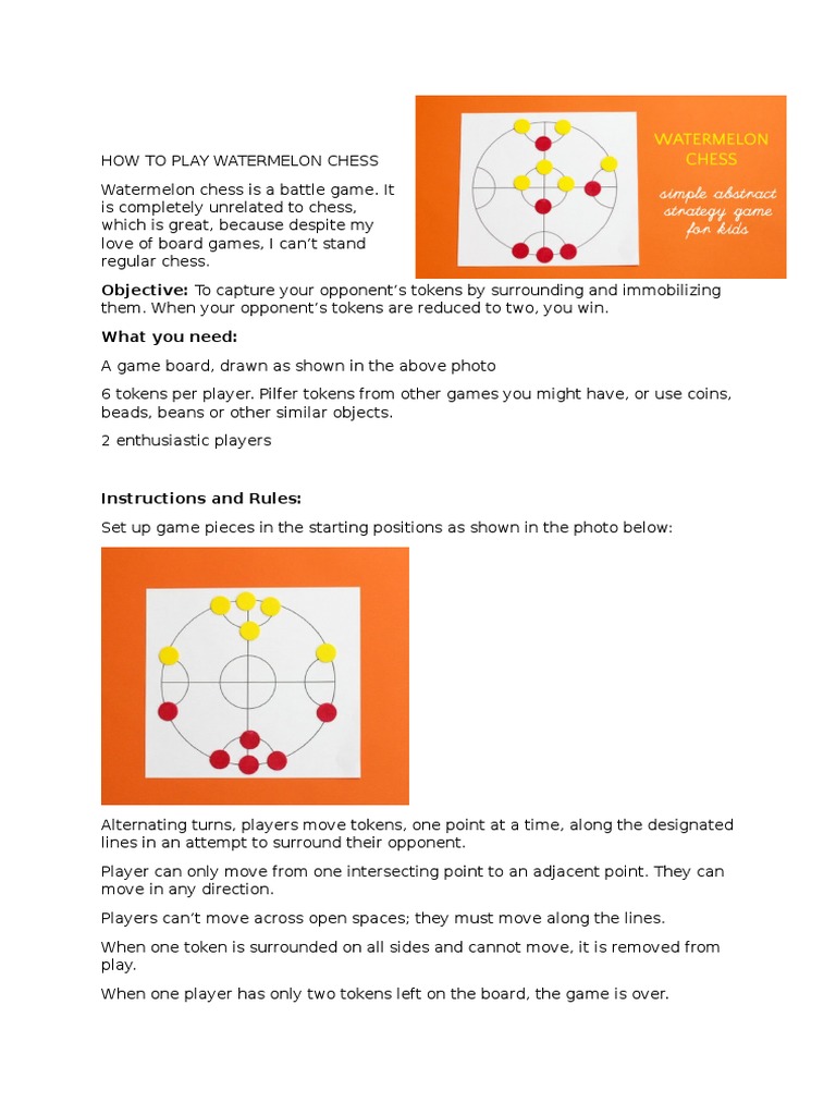 Watermelon Chess | PDF