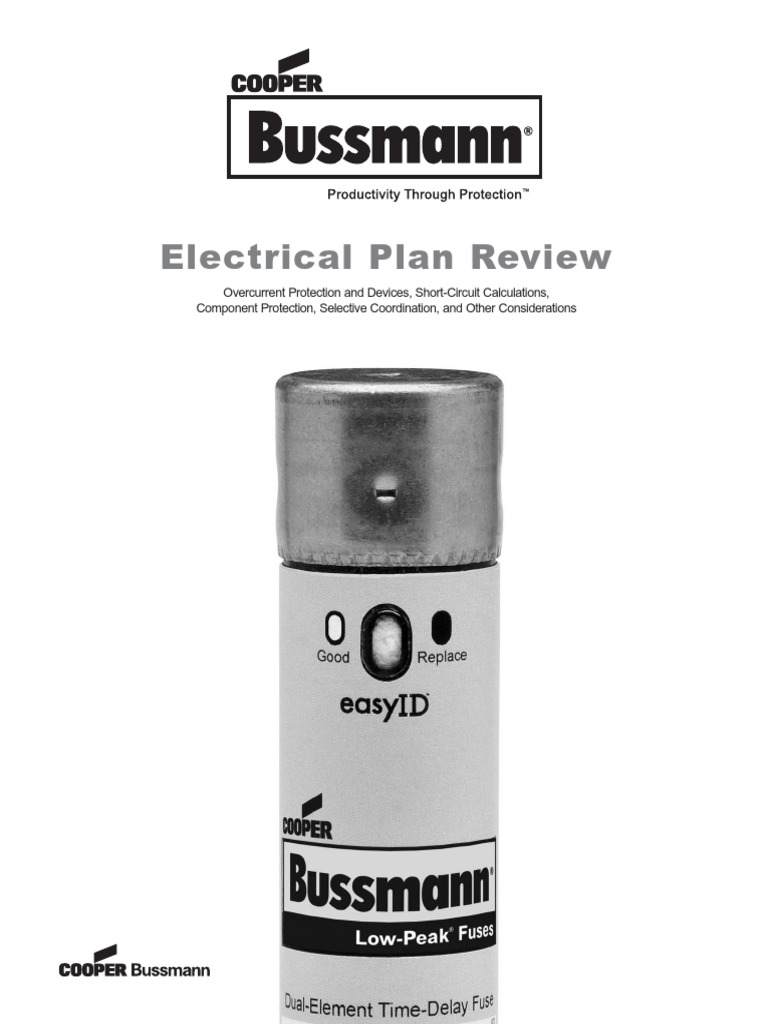 Electrical Plan Review Cooper Bussmann Updated PDF | PDF | Fuse ...