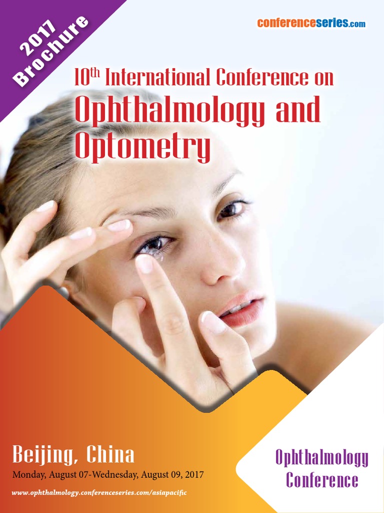 OphthalmologyConference 2017 Brochure | PDF | Optometry | Science