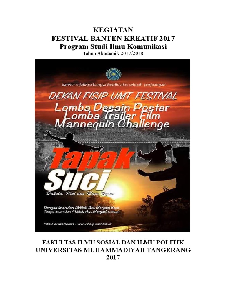 Festival Banten Kreatif 2017: Seni & Budaya | PDF