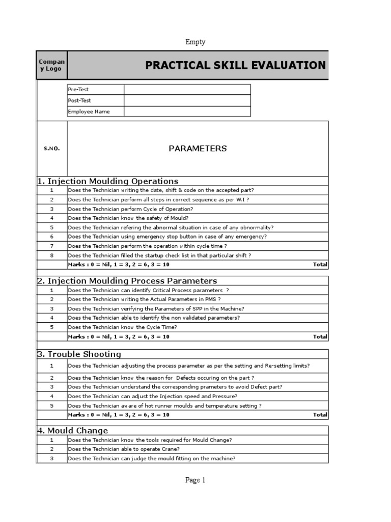 Practical Skill Evaluation | PDF | Nature