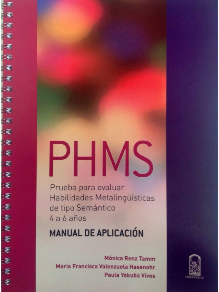 PHMS Cuadernillo | PDF