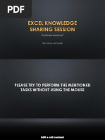 Excel Obstacle Course Sample Version | PDF | Keyboard Shortcut | System ...