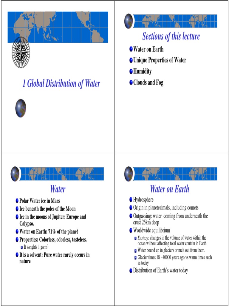 Water | PDF | Properties Of Water | Fog