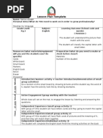 Big and Small Lesson Plan | PDF | Lesson Plan | Classroom