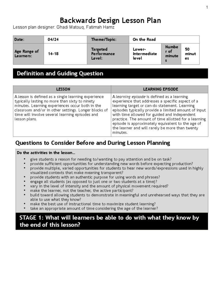Technology Supported f2f | PDF | Lesson Plan | Vocabulary