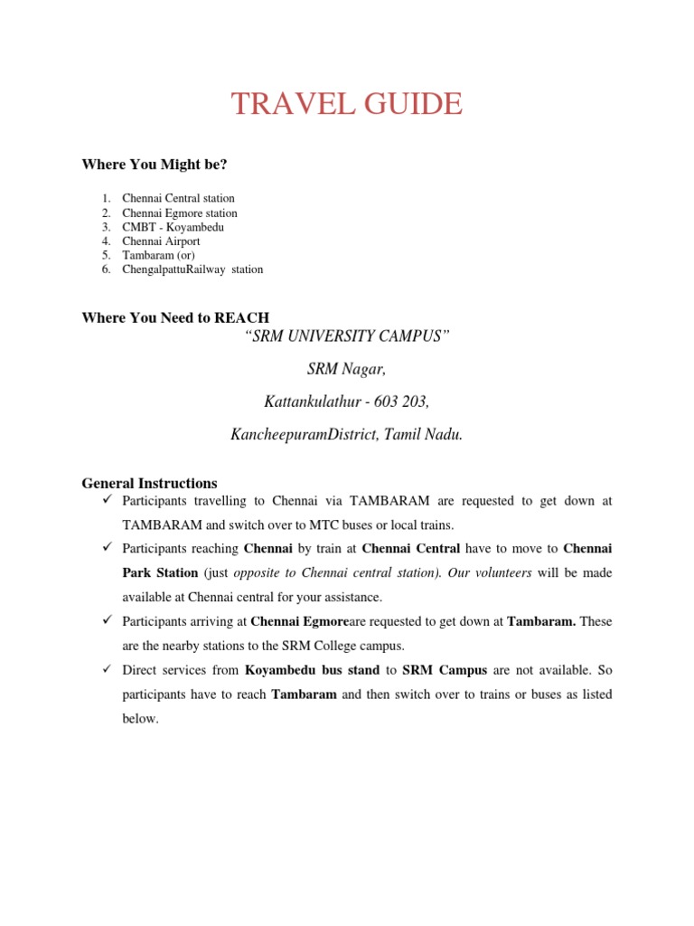 Travel Guide PDF | PDF