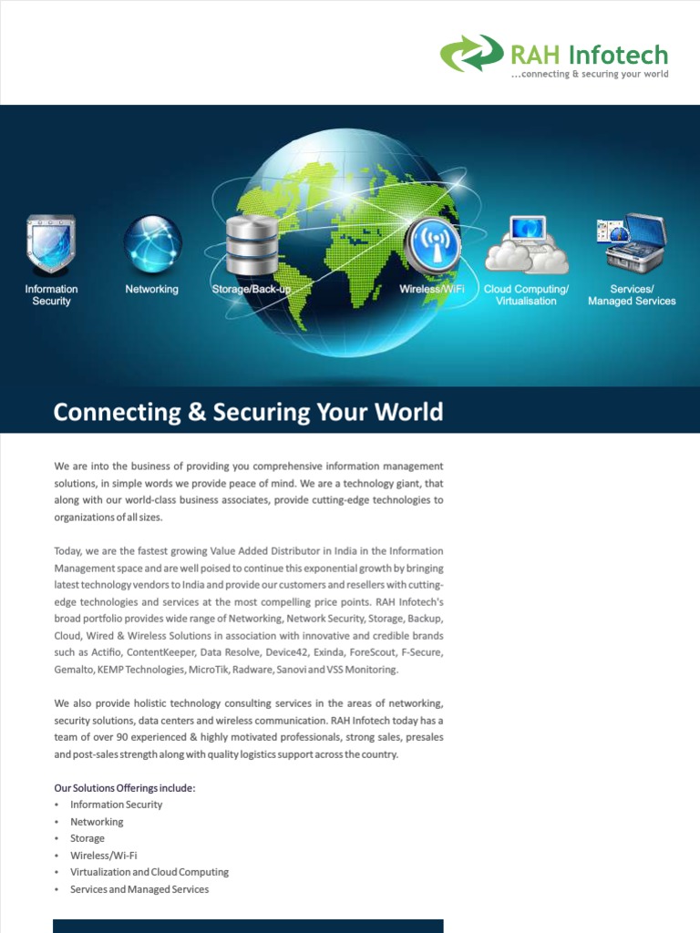 RAH Infotech Profile | PDF | Computer Security | Security