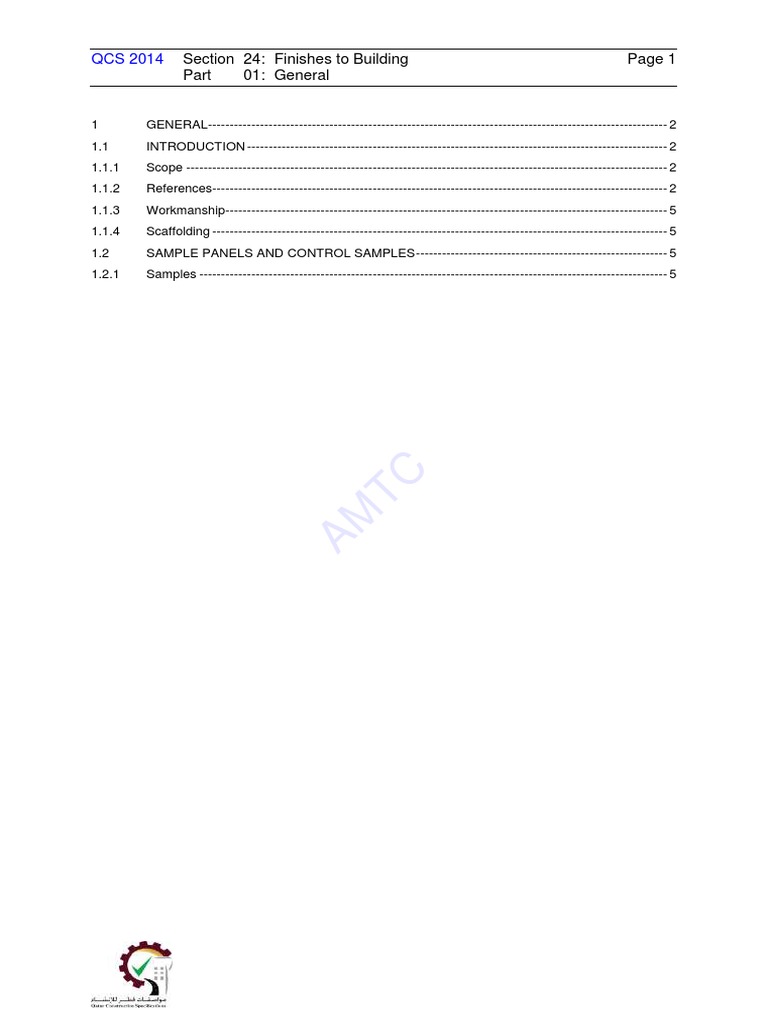 Section 24 Finishes To Building | PDF | Plaster | Wall