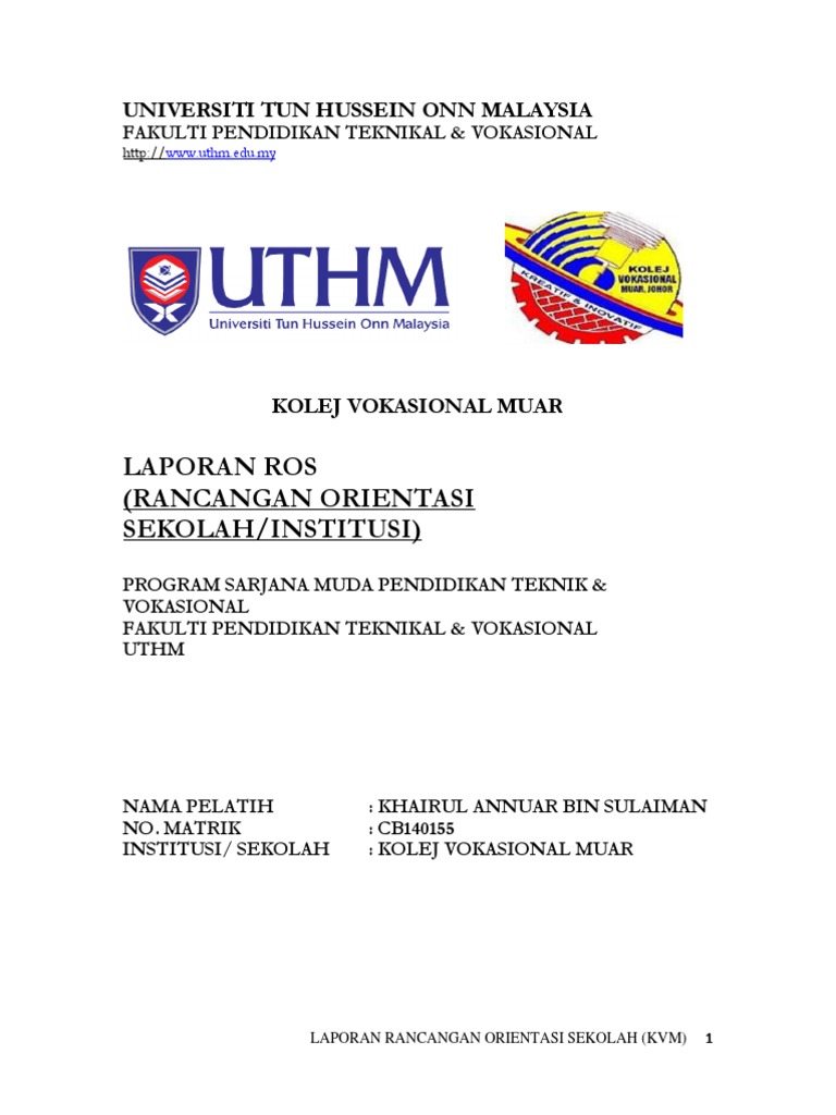 Laporan Akhir ROS | PDF | Bisnis | Sains & Matematika