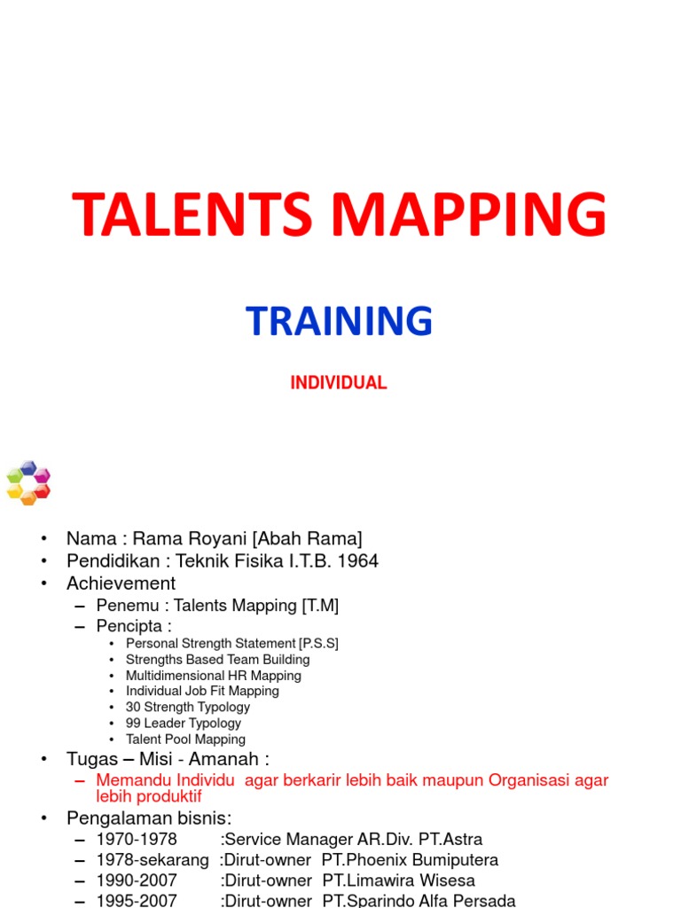Talents Mapping Training | PDF