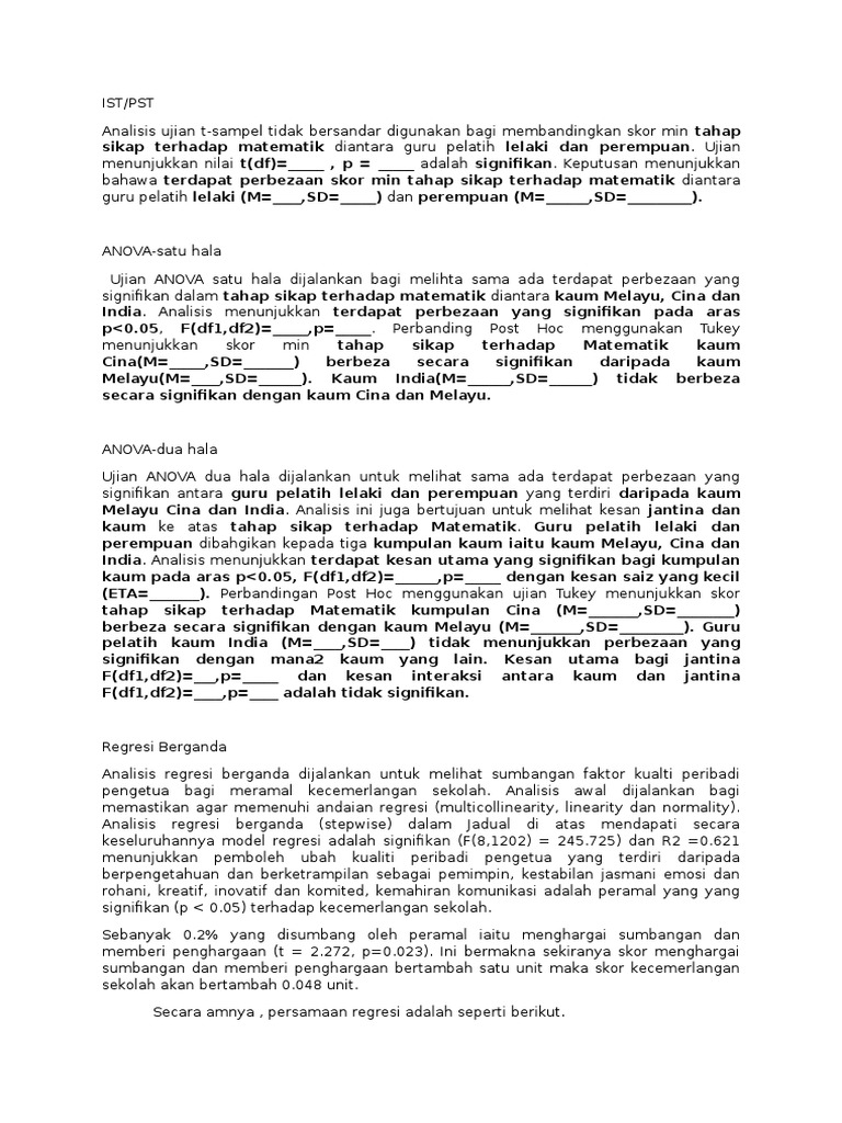 Contoh Pelaporan | PDF