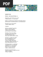 Ilahije I Kaside Tekstovi | PDF