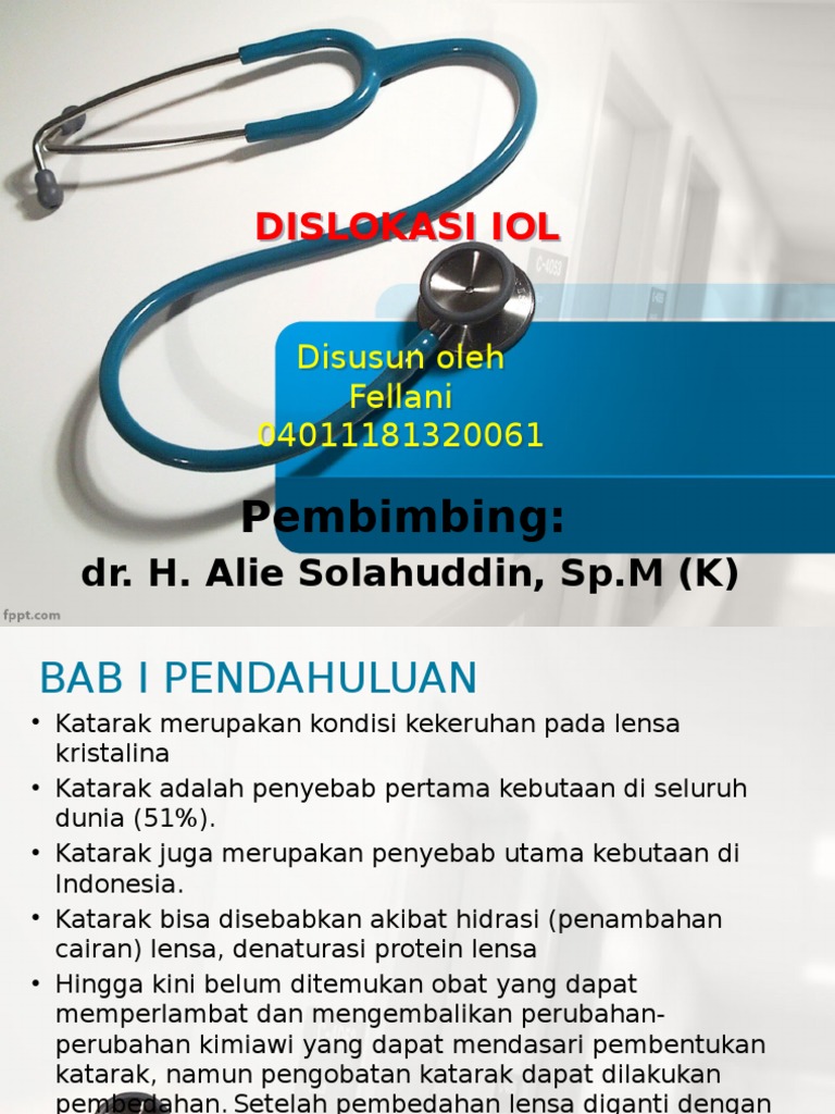 Dislokasi IOL FIX | PDF