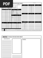 Witcher Character Sheet PDF | PDF | Weaponry | Leisure