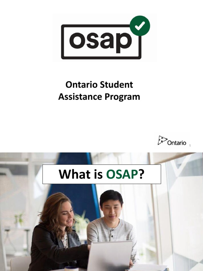 OSAP Student Presentation English PDF | PDF
