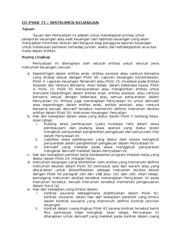 Ed Psak 71 | PDF | Pengelolaan Keuangan & Uang