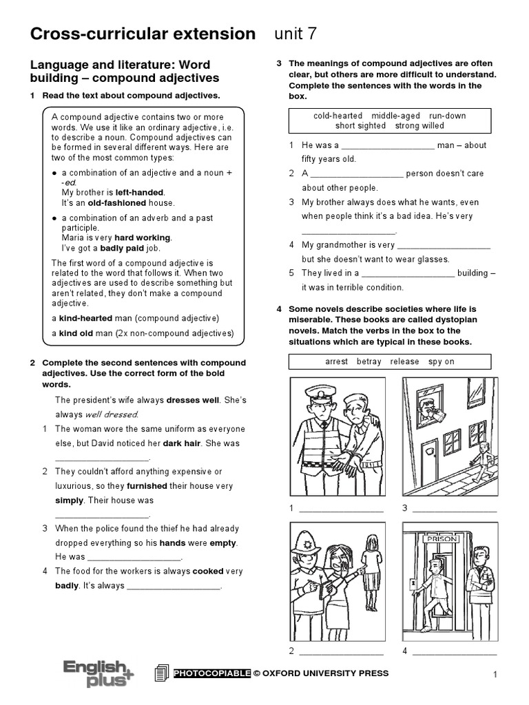 Cross Curricular Extension Unit7 | PDF | Adjective | Onomastics