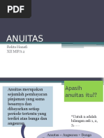 Anuitas Materi Kelas 11 | PDF